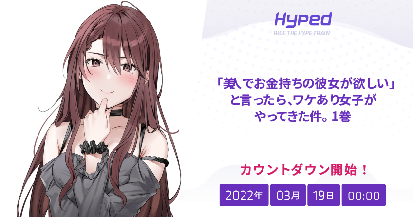 「美人でお金持ちの彼女が欲しい」と言ったら、ワケあり女子がやってきた件。 1巻 Release Date Hyped ∙ Ride The